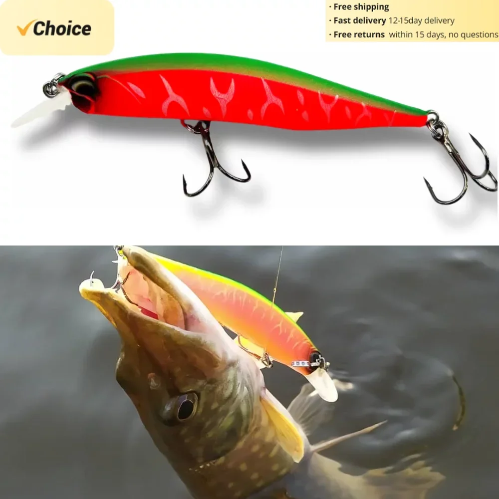 TSUYOKI-Pastor-85SP-Jerkbait-Minnow-Fishing-Lure-Suspending-Wobblers ...