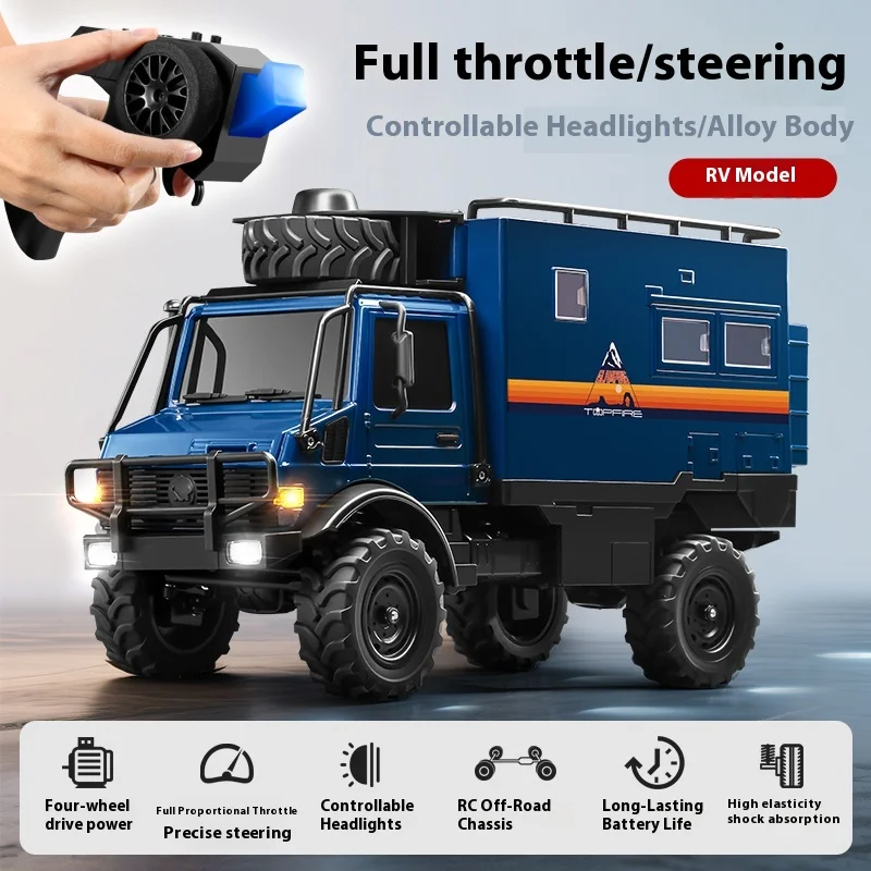Mangniu 1/18 Mn333 Unimog Fully Proportional Four Wheel Drive Rc Remote ...