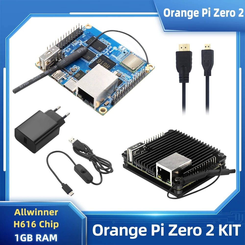 Orange Pi Zero 2 1gb Ram Allwinner H616 Bt Wifi Ir Receiver Optional ...