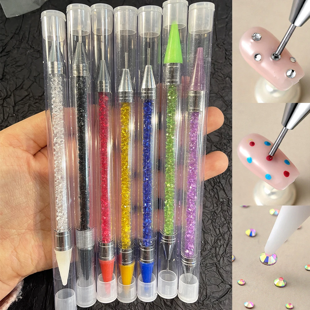 1pc Dual-ended Rhinestone Picker Dotting Pen Crystal Handle Rhinestone ...