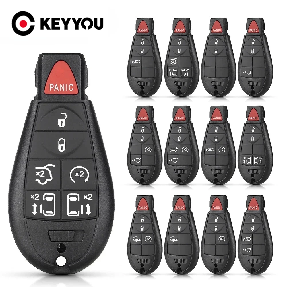 KEYYOU 3/4/5/6 Buttons For Chrysler 300C For Jeep Commende For Dodge ...
