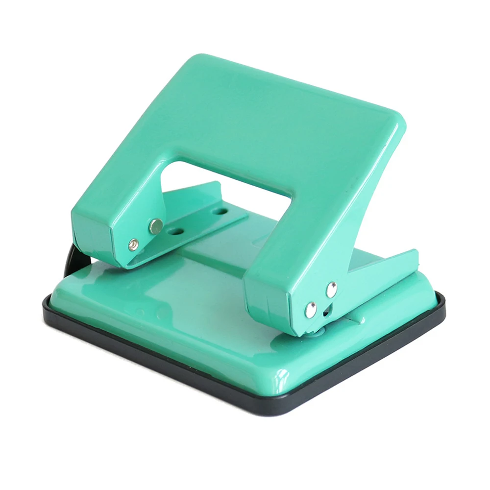 Metal-Custom-Logo-80mm-Distance-6mm-Letter-18-Sheets-Paper-2-Hole-Punch ...