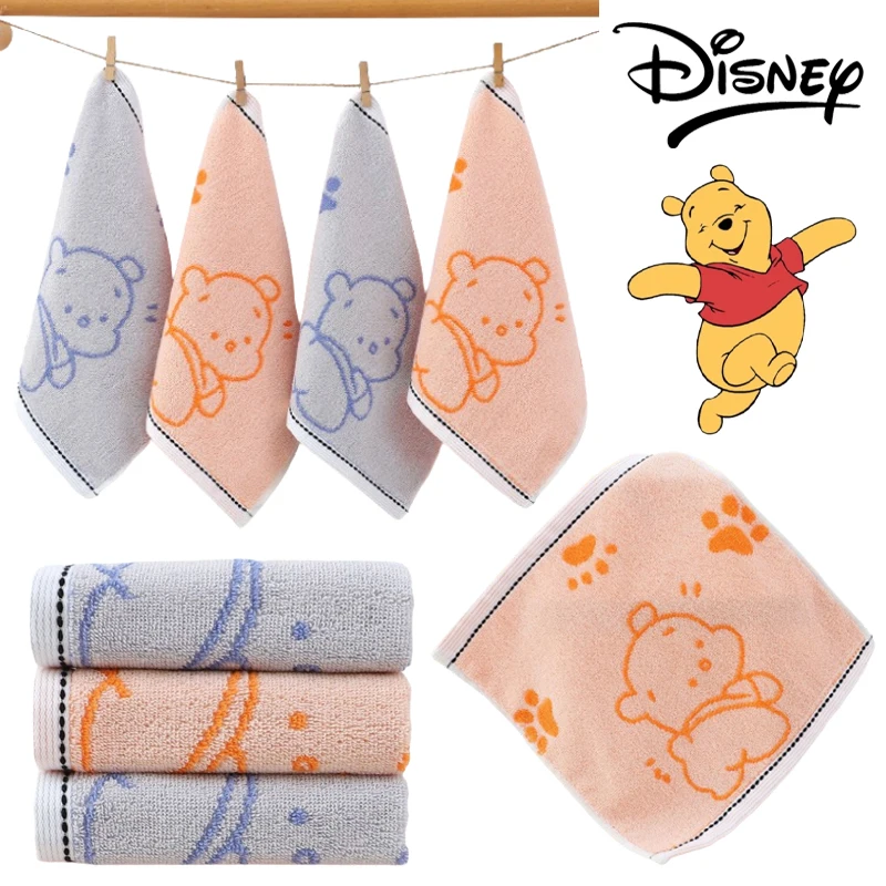 Disney-Pooh-Bear-Towel-Cartoon-Cotton-Baby-Face-Square-Towels ...