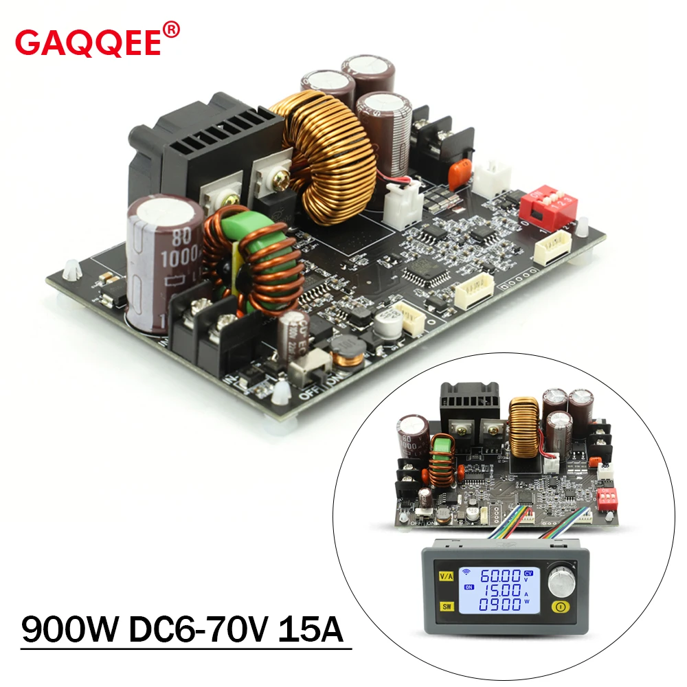 900W 15A Voltage Regulator Power Supply CNC Adjustable DC Stabilized ...