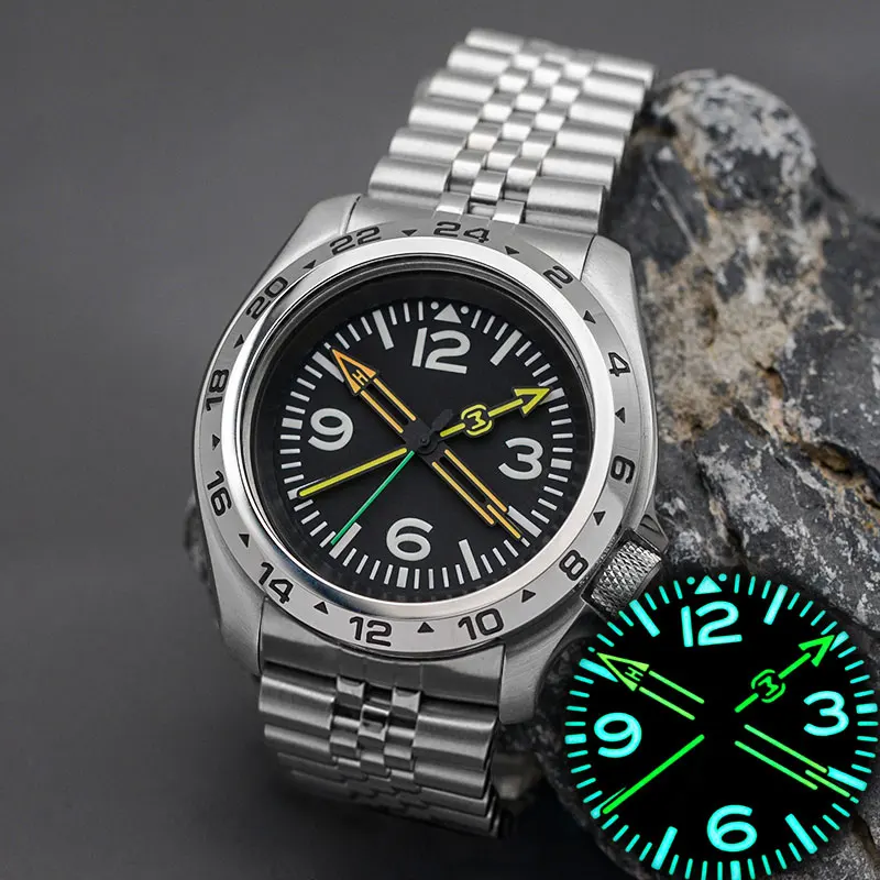 세이코 NH35 NH36 자동 무브먼트 316L 스테인레스 스틸 사파이어 유리, 200M 방수 모드 SKX007 디자인 남성용 ...