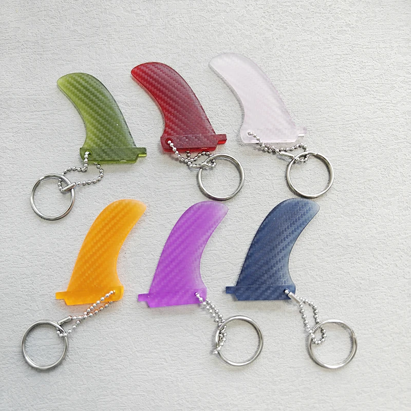 Surfboard-fins-key-chain-small-cute-single-fin-keyring-gift-souvenir ...