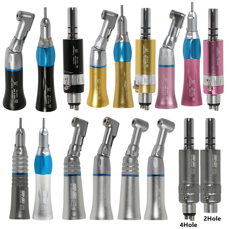 Dental Slow/low Speed Handpiece Contra Angle Push/latch Button ...