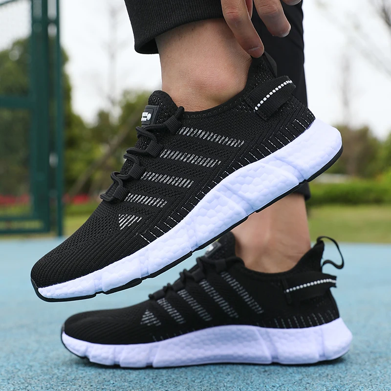 Breathable Mesh Men's Shoes Fashionable Versatile Lightweight Walking ...