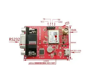 New Beidou GPS/GNSS High Precision Ublox Timing Module NEO-M8T ...