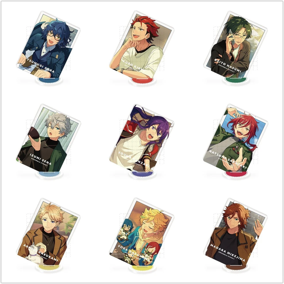 Anime Ensemble Stars Mini Figures Doll Mitsuru Tenma Madara Mikejima ...