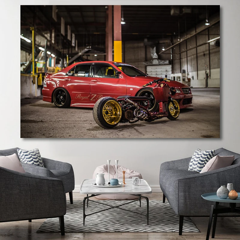 Red Honda Ruckus Modified