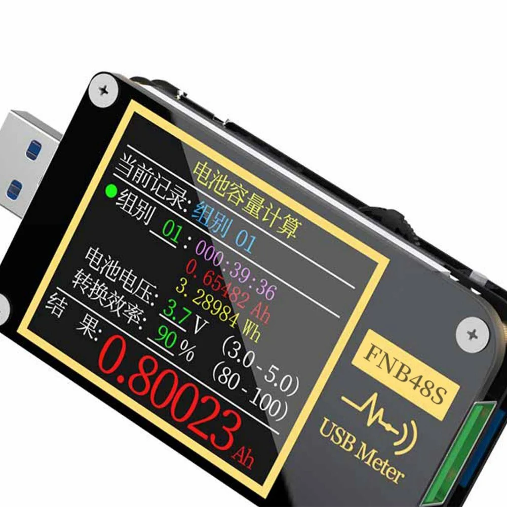 FNB48S-USB-Capacitance-Voltage-Tester-Current-Meter-Monitor-Power ...