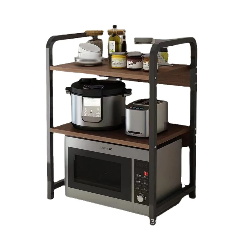 Kitchen-Storage-Rack-Microwave-Oven-Rack-Three-layer-Household-Storage ...