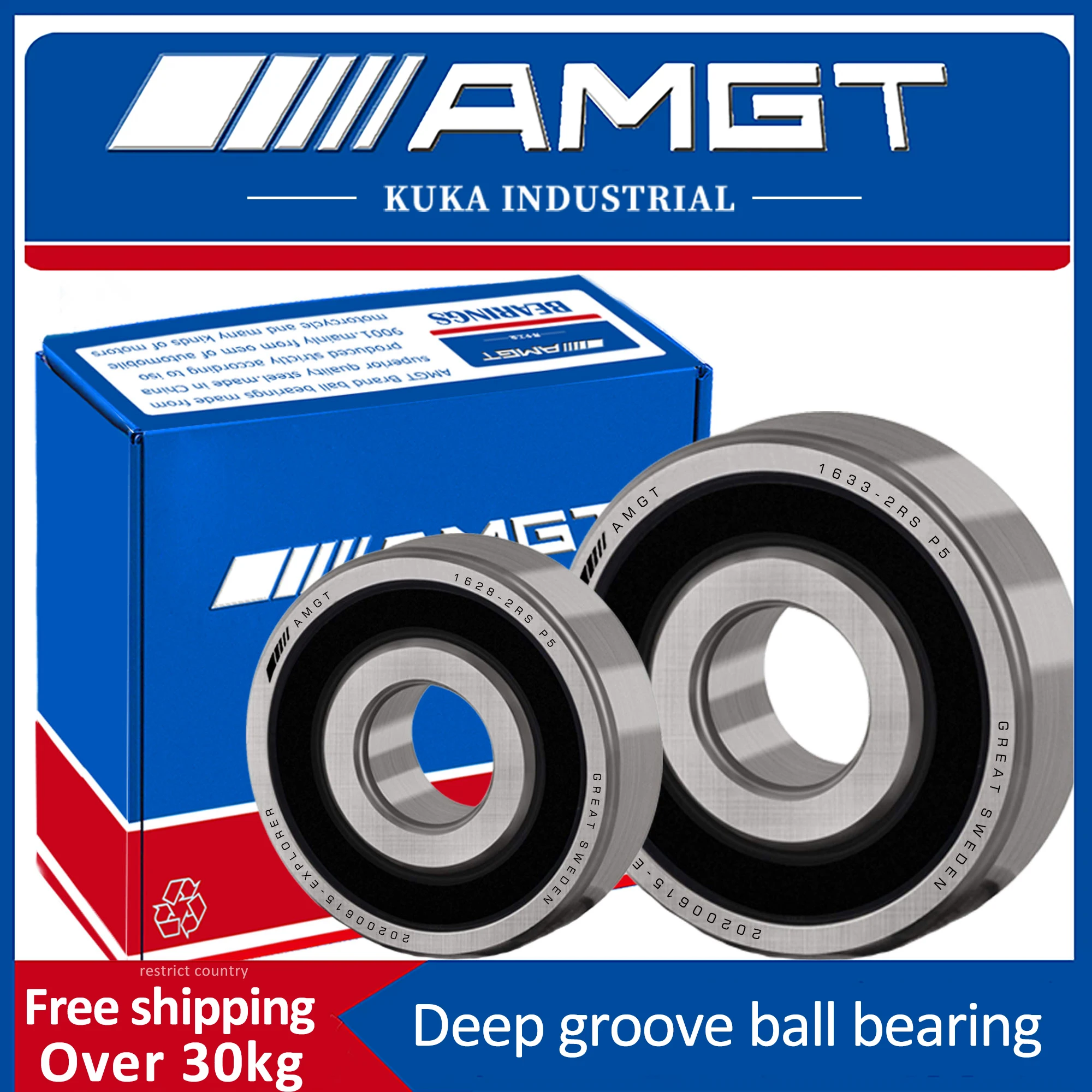 AMGT bearing 1620-2RS 1630-2RS 1628-2RS 1635-2RS 1633-2RS 1640-2RS Deep ...