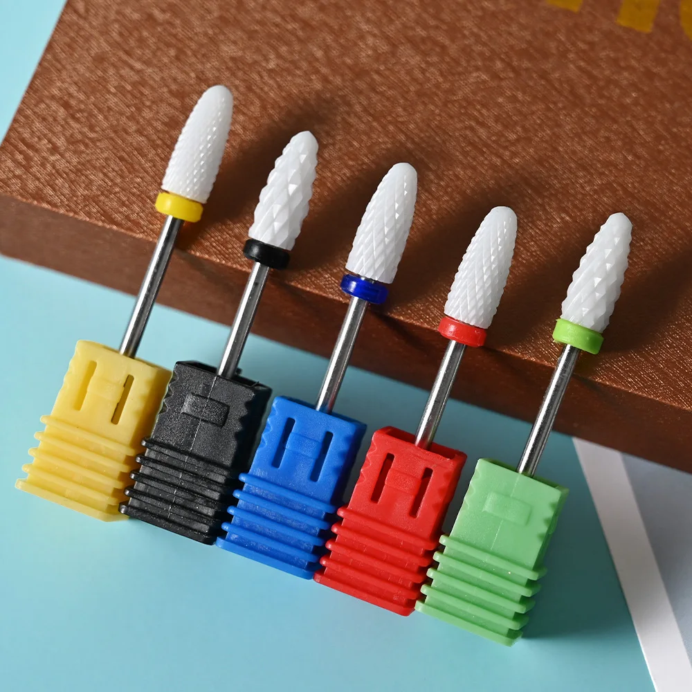 Ceramic-Nail-Drill-Bits-Professional-Corn-Shape-Ceramic-Bits-Acrylic ...
