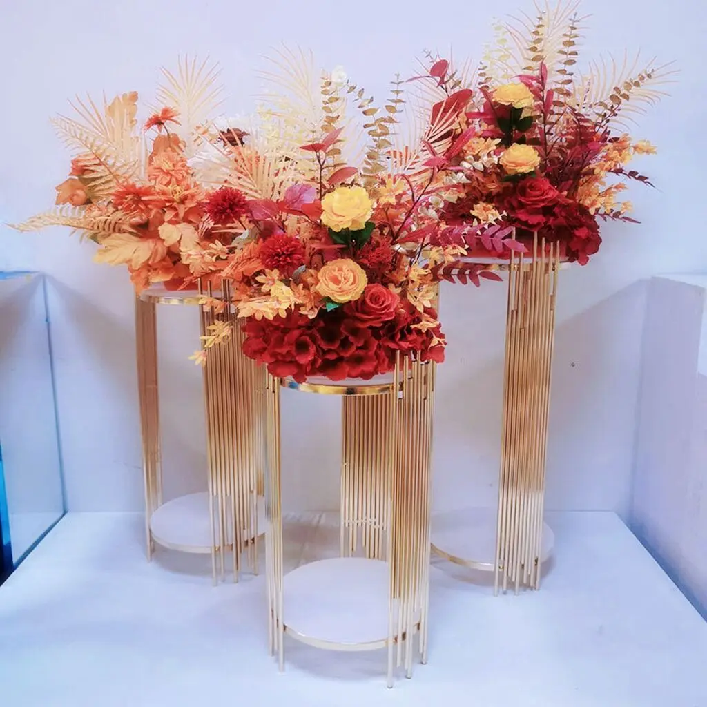 Grand Event Party Pedestal Sbackground Stand Arched Pedestal Table Cake ...