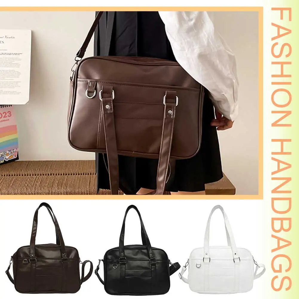 Japanese-Preppy-Style-Shoulder-Bag-Women-Student-PU-Leather-JK-Uniform ...