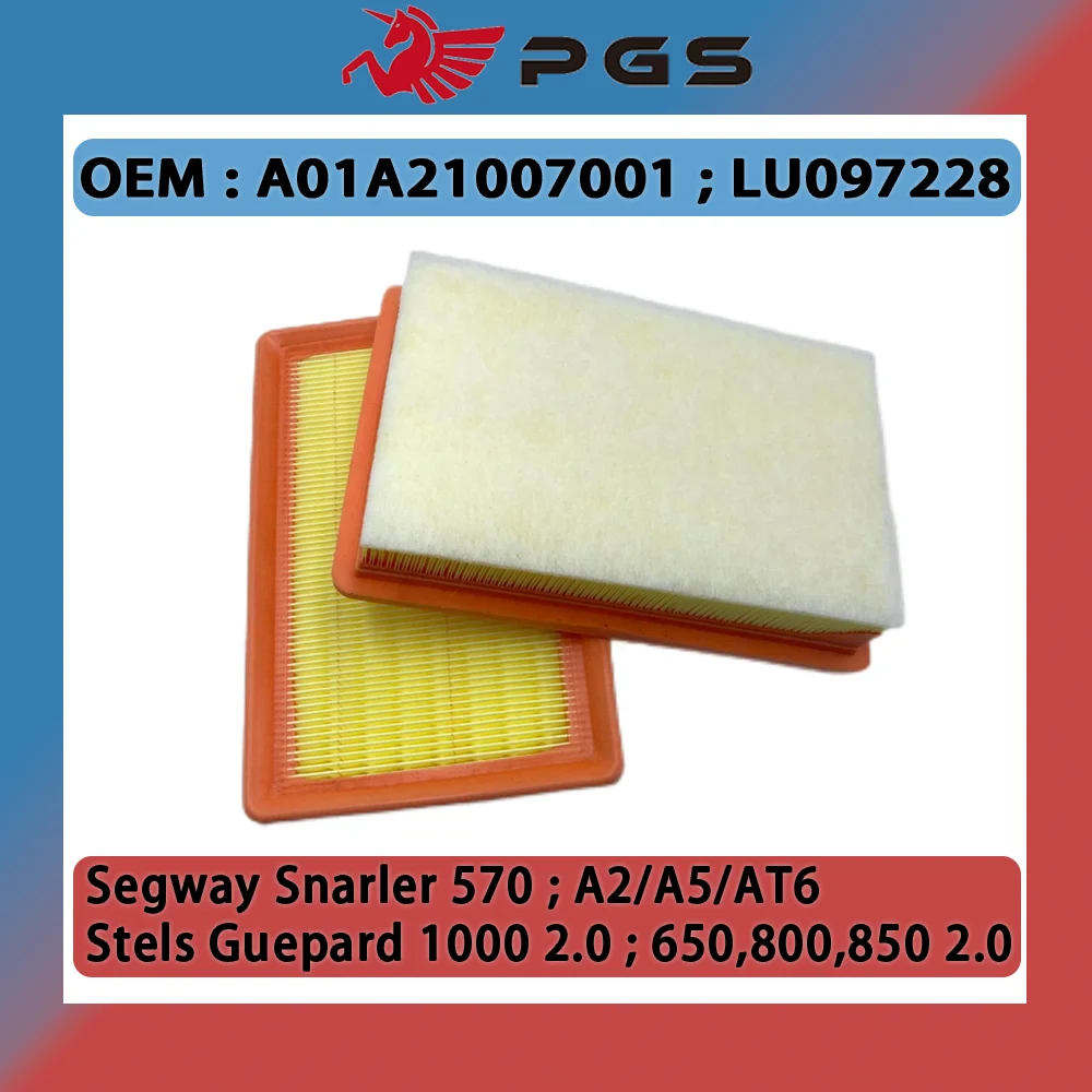 2PCS Air Filter For Stels Guepard 1000 2.0 650 800 850 2.0 ATV Segway ...