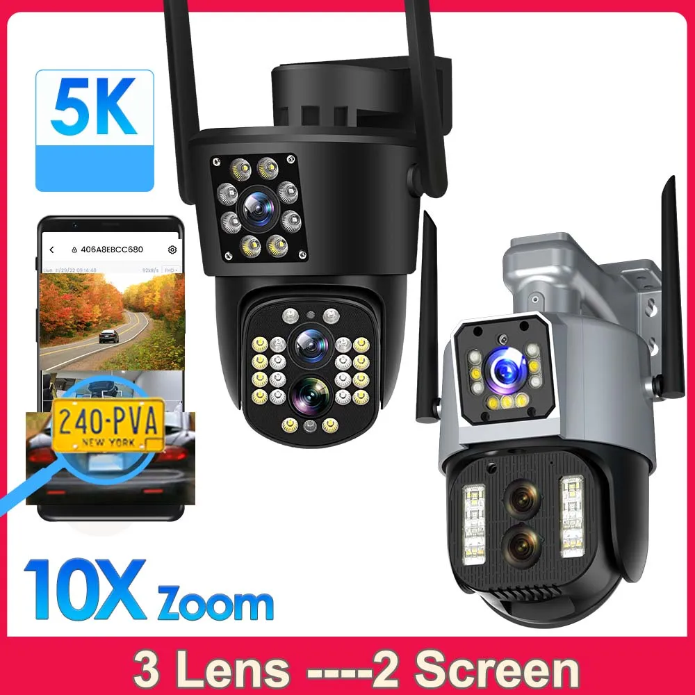 5K-WiFi-Camera-Outdoor-Three-Lens-Dual-Sreen-4K-videosorveglianza-10X ...