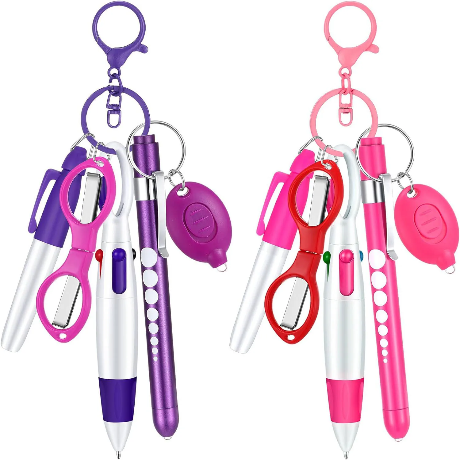 1Set-6Pcs-Nurse-ballpoint-Pen-Set-Keyring-ballpoint-Pen-Multipurpose ...