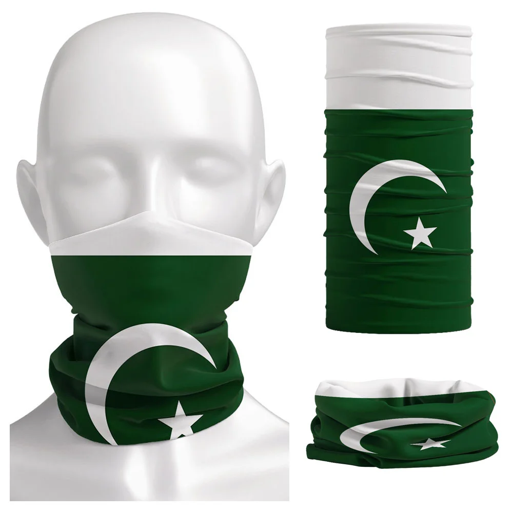 Pakistan-Flag-Bandana-Neck-Cover-Gaiter-Outdoor-Sports-Balaclava-Men ...