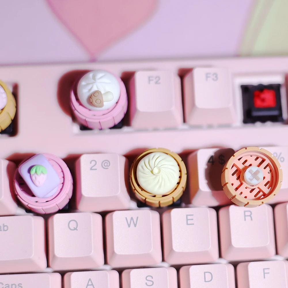 Cute-Keycap-Cartoon-Anime-Game-Buns-Dumplings-Keycaps-Lovely ...
