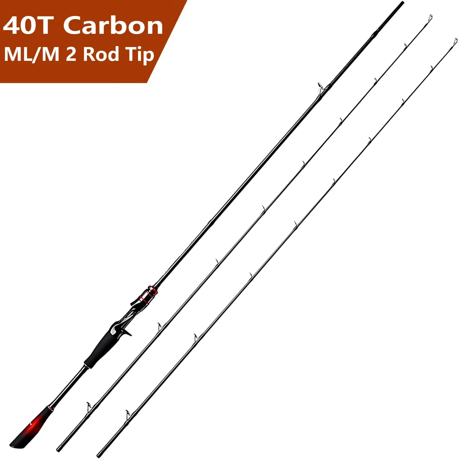 40T-Carbon-Fiber-Lure-Fishing-Rod-With-2-Tips-ML-M-Spinning-Casting-Rod ...