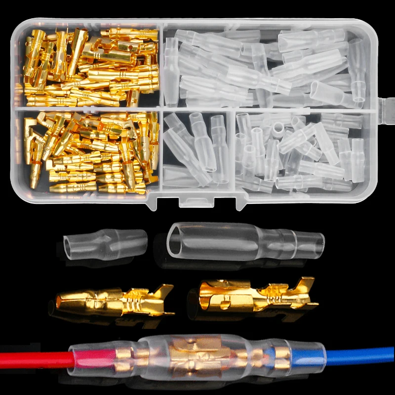 120-st-cke-set-3-5mm-Messing-Kugel-Stecker-Terminal-M-nnlichen ...