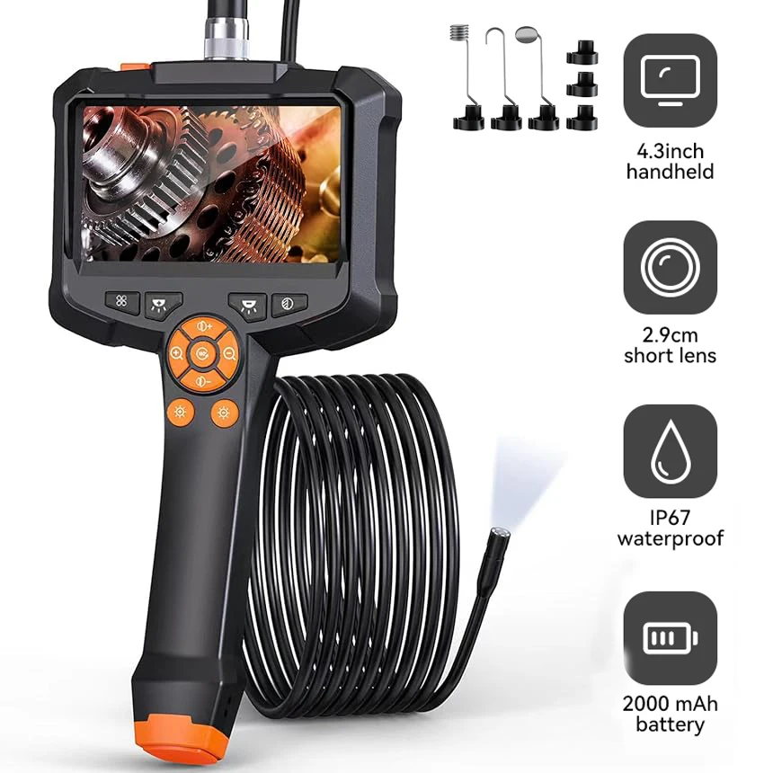 Industrial-Endoscope-Camera-4-3-2-4-Single-Dual-Lens-HD-1080P-Car ...