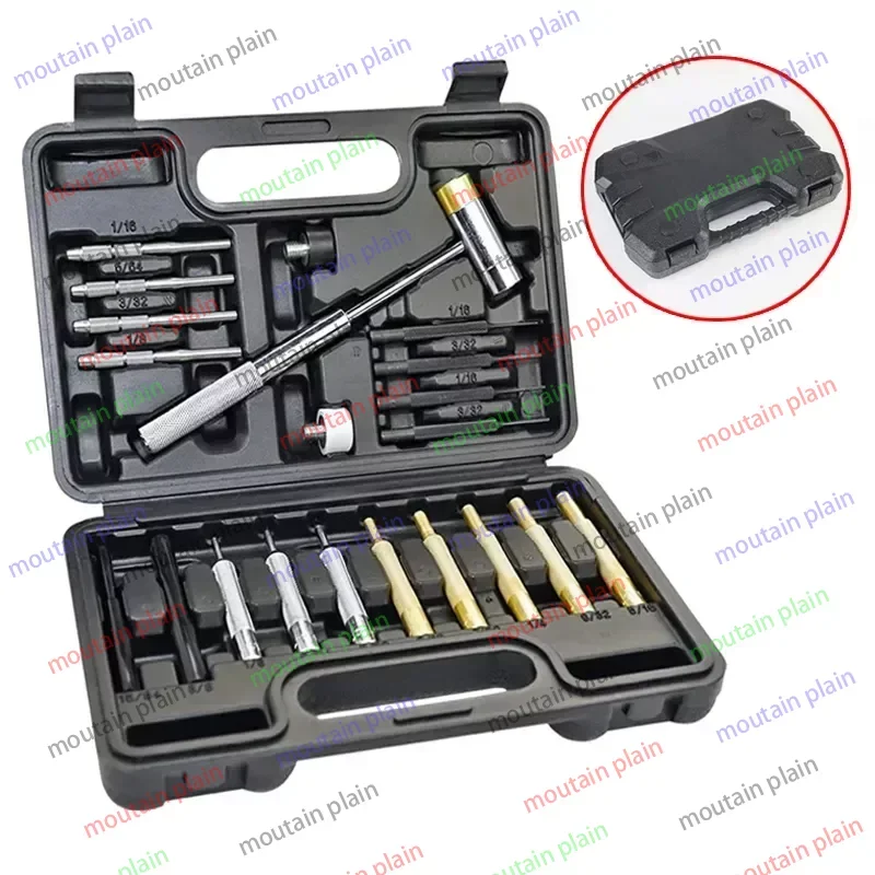Hand-Tools-Hammer-Roll-Gunsmithing-Punch-Professional-Brass-Set-21pcs ...