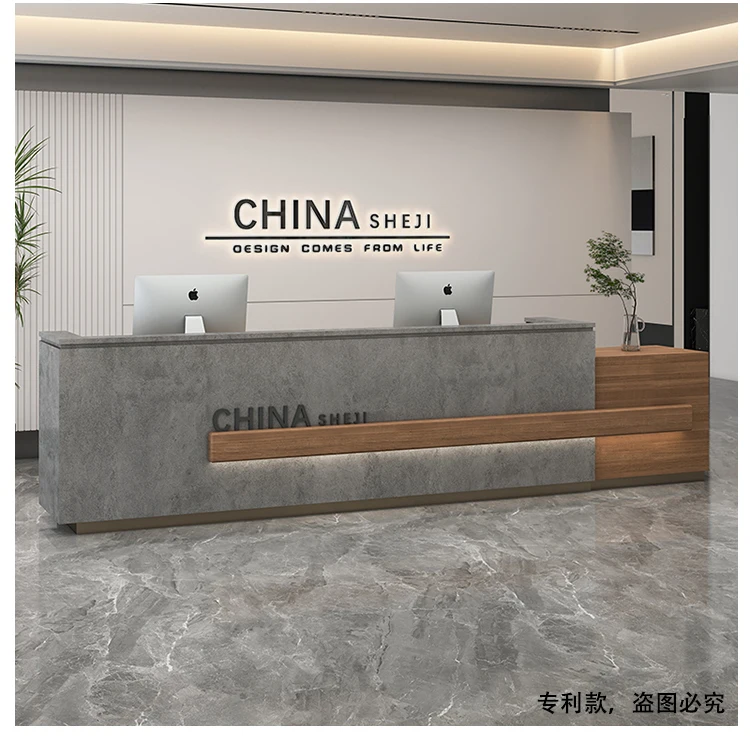 Register Shop Reception Desks Standing Modern Cashier Checkout Recepti ...