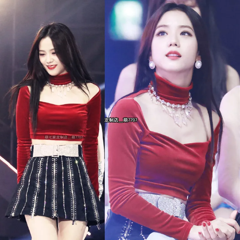 Kpop Korea Girl Group Dancer Outfit Women Hip Hop Mini Skirt Stage ...