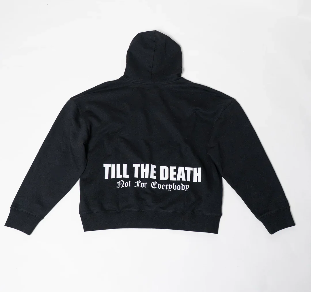 TILL THE DEATH Hoodies TTD Athletics Oversized Hoop in Black US SIZE ...