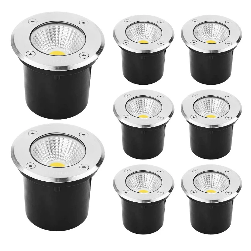 5W 10W 12W Buried Garden Path Spot Recessed Underground Light ...