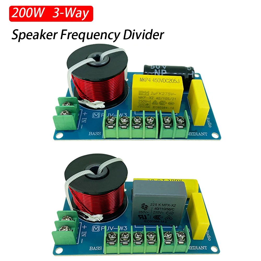 200W-3-Way-Frequency-Dividers-Audio-Modification-Hi-Fi-Crossover-Filter ...