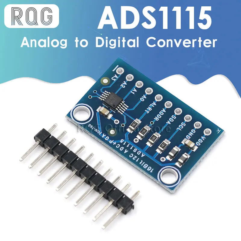 16-Bit-I2C-ADS1115-Module-ADC-4-channel-with-Pro-Gain-Amplifier-for ...