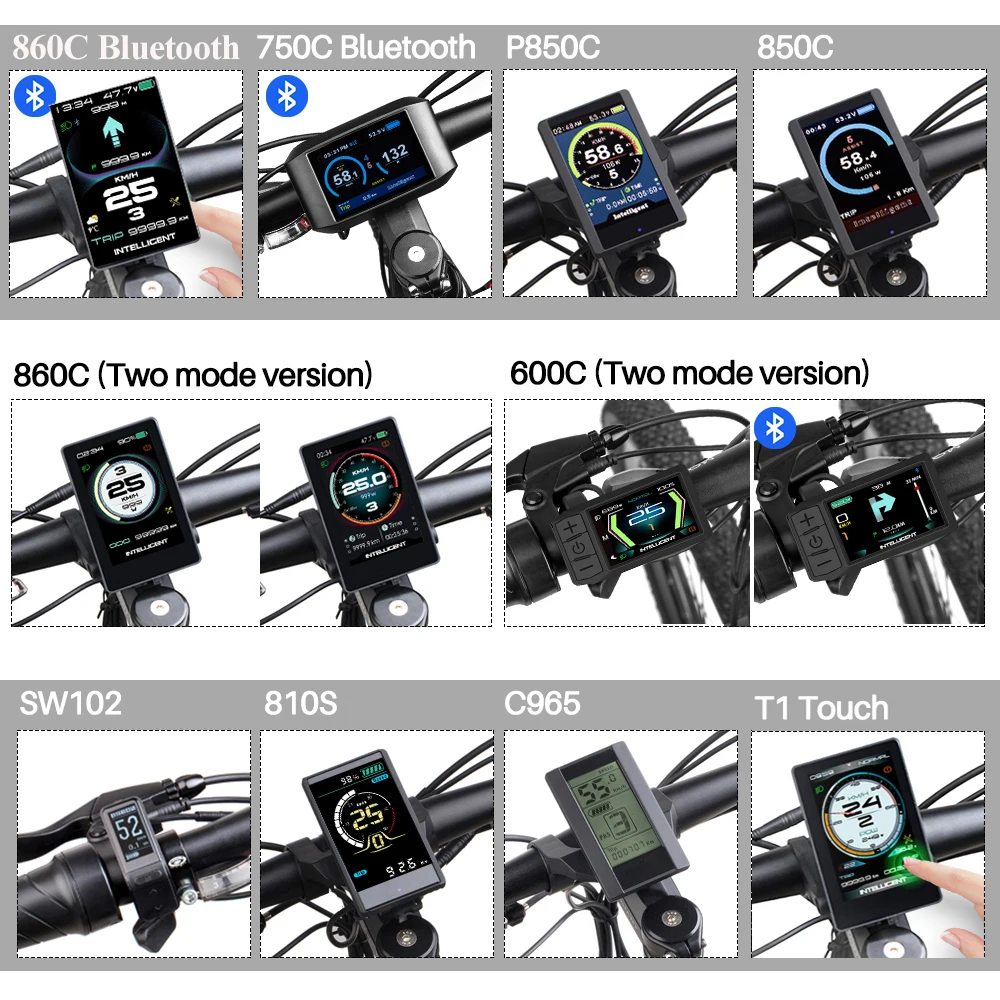 Bafang LCD Color Display Instrument 36V 48V 52V P860C 860C P850C 600C ...