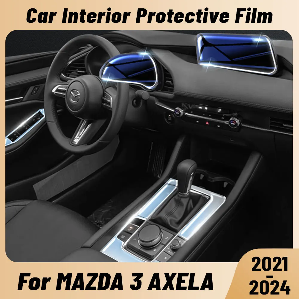 Anti-scratch Car Interior Center Console Media Dashboard Navigation TPU ...