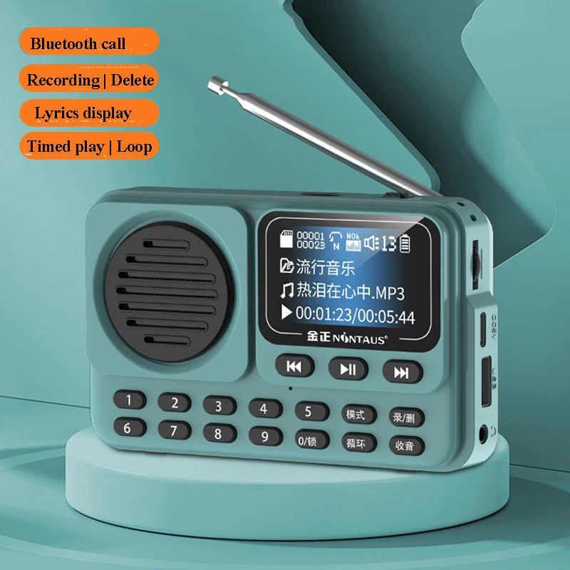 Mini-Radio-FM-port-til-con-pantalla-LED-receptor-de-Radio-inal-mbrico ...