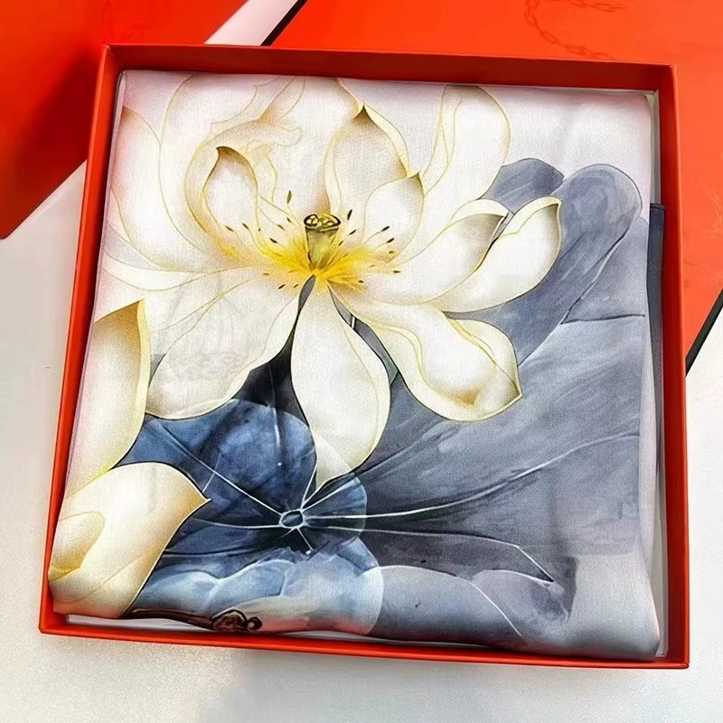 BYSIFA-Len-os-de-cabe-a-quadrados-grandes-para-mulheres-len-o-100-de ...