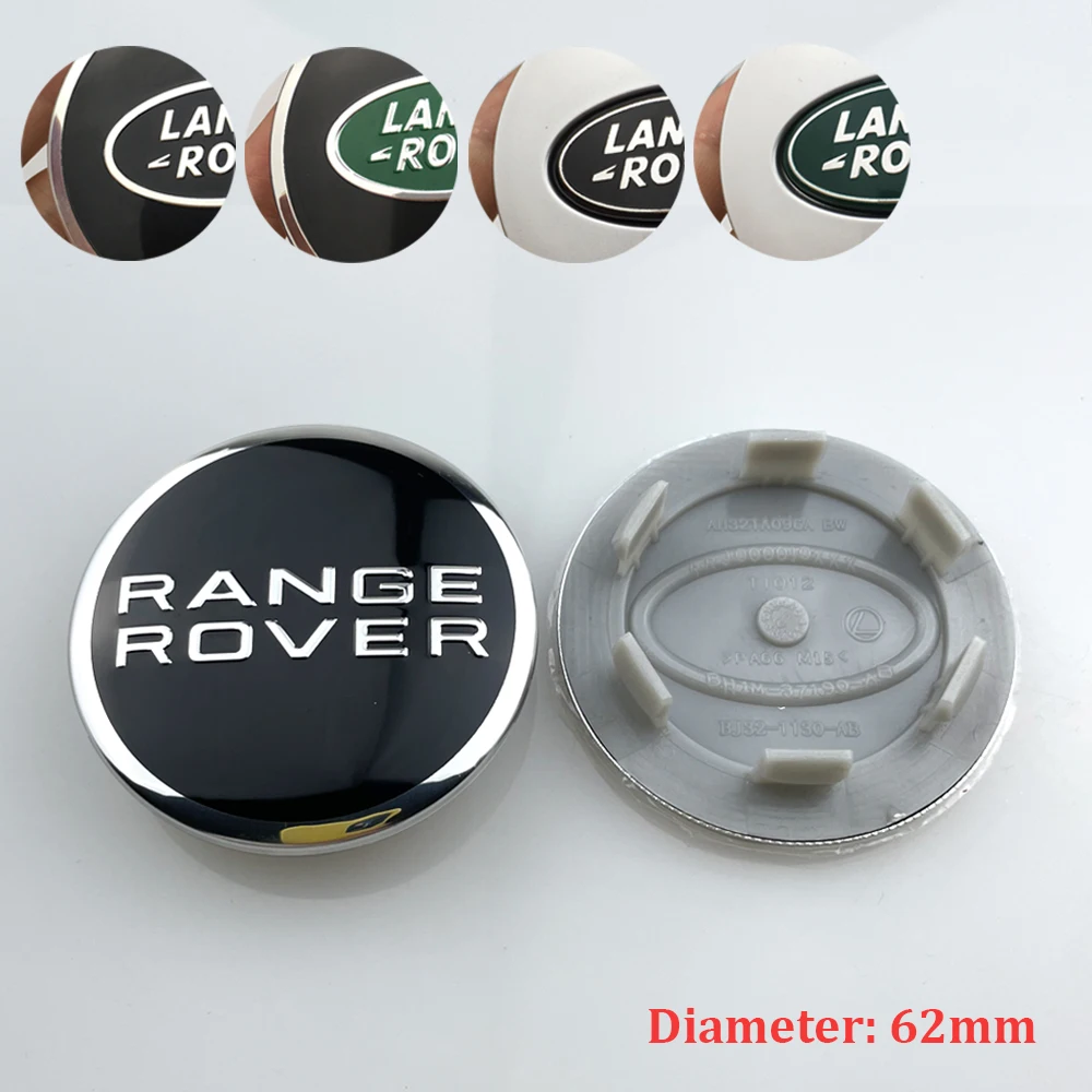 60pcs 62mm 63mm green Wheel Center Hub Caps Cover Emblem logo For Land ...