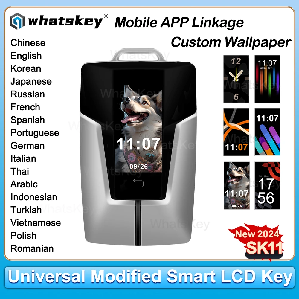 SK12-Universal-Smart-Key-LCD-display-Car-Key-wallpaper-ForAudi-Benz ...