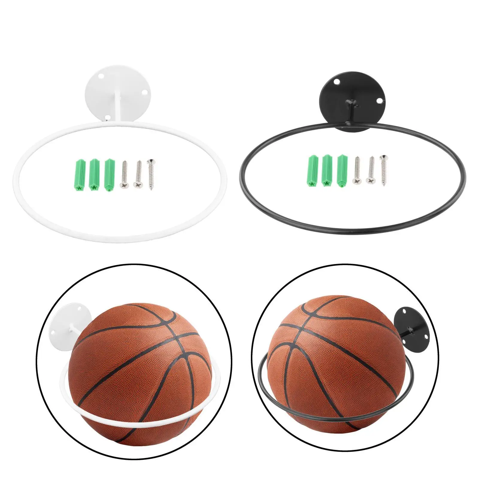 Sports-Ball-Holder-Wall-Mounted-Rugby-Soccer-Wall-Storage-Rack-Display ...