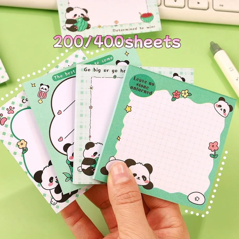 200sheets Panda Memo Pads Cute Animal Note Pads No Adhesive for ...