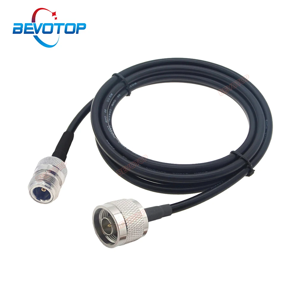 N-Type-Cable-RG58-N-Male-to-N-Female-Connector-Extension-Cable-Low-Loss ...