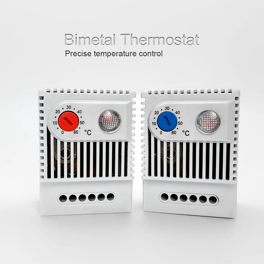 KTS011-Cabinet-Adjustable-Thermostat-Mechanical-Bimetal-Temperature ...