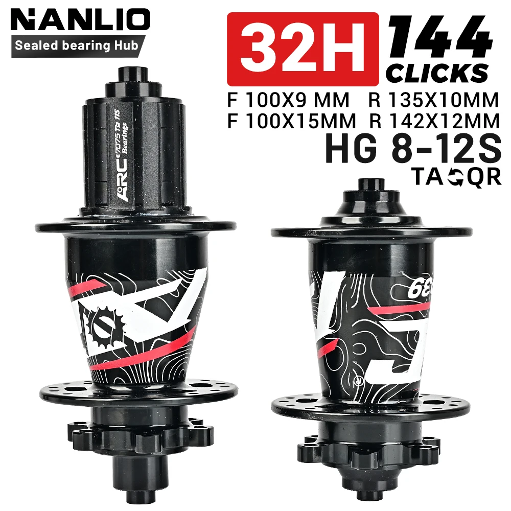 ARC-039-MTB-Bike-Hub-dianteiro-e-traseiro-da-bicicleta-4-rolamentos-6 ...
