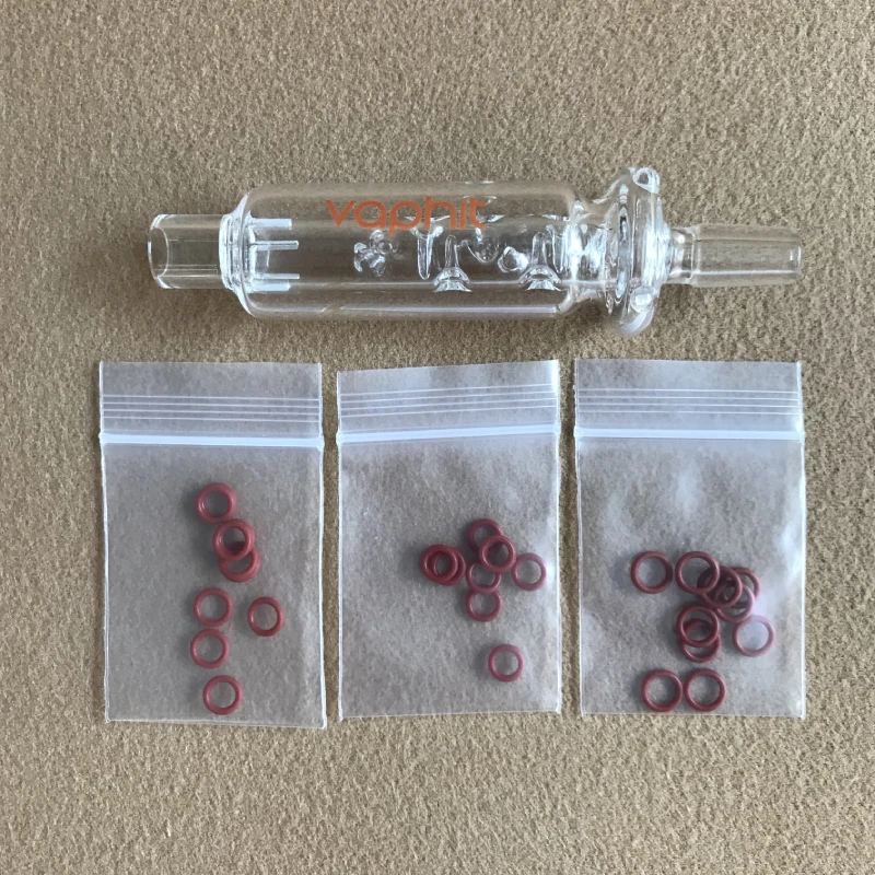 3D Pro Dimple Cooling Glass Stem with Tapered Mouthpiece Fitting for DV ...