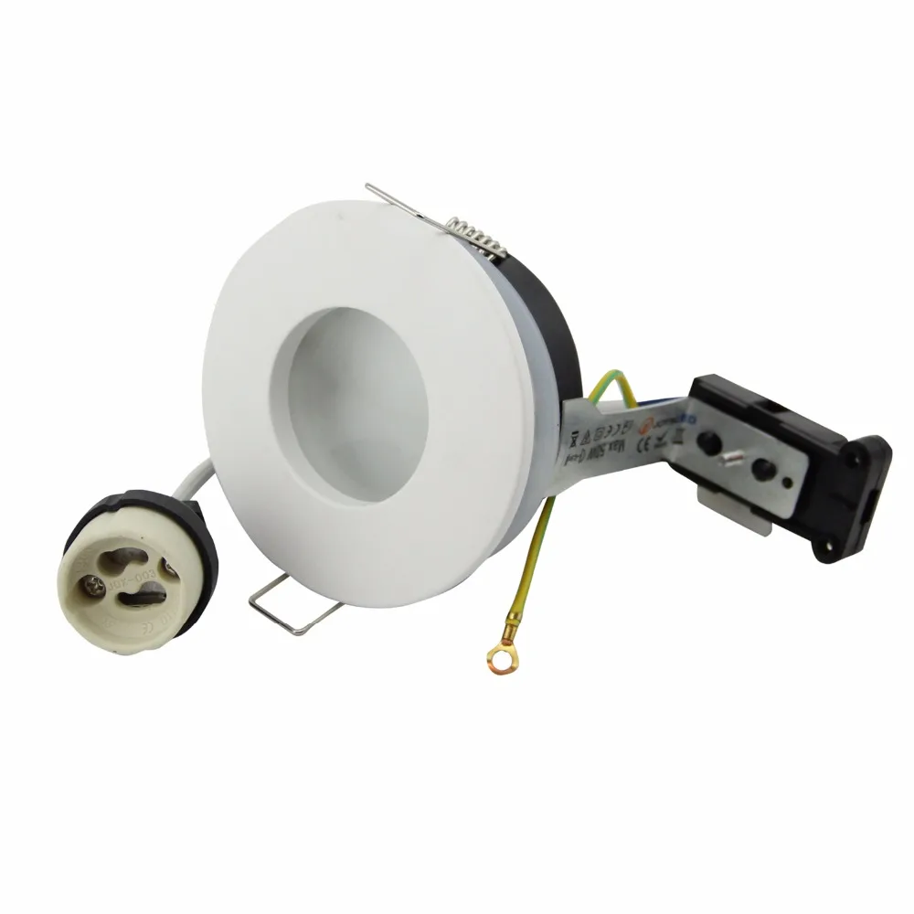 IP65 Recessed Round Spotlight IP65 230V GU10 Socket Holder for 50mm LED ...