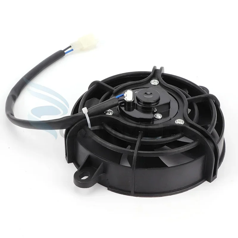 Universal-Motorcycle-Radiator-Cooling-Fan-Oil-Cooler-Water-Cooler ...